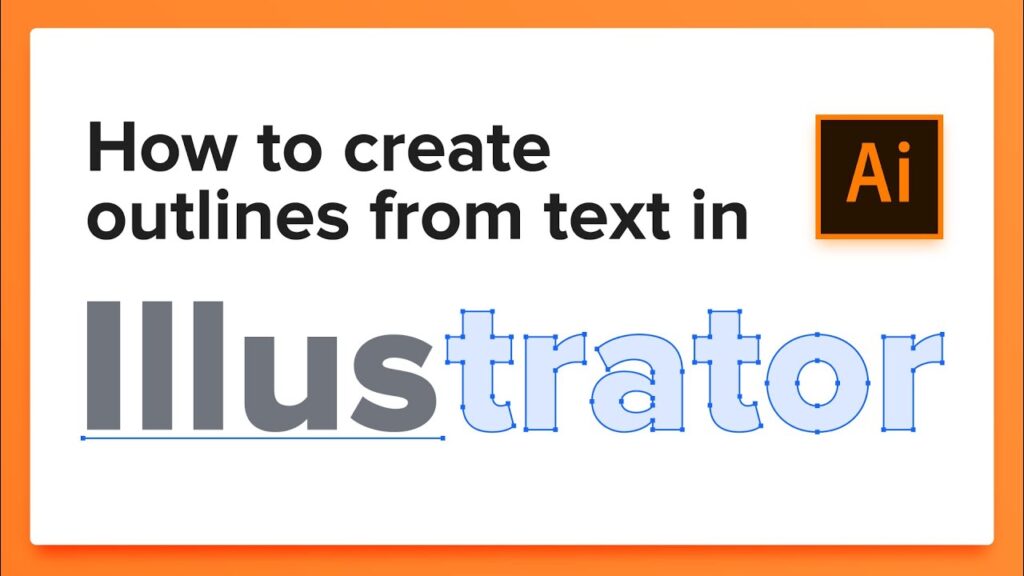 How To Create Outline For Fonts In Adobe Illustrator Maven Print